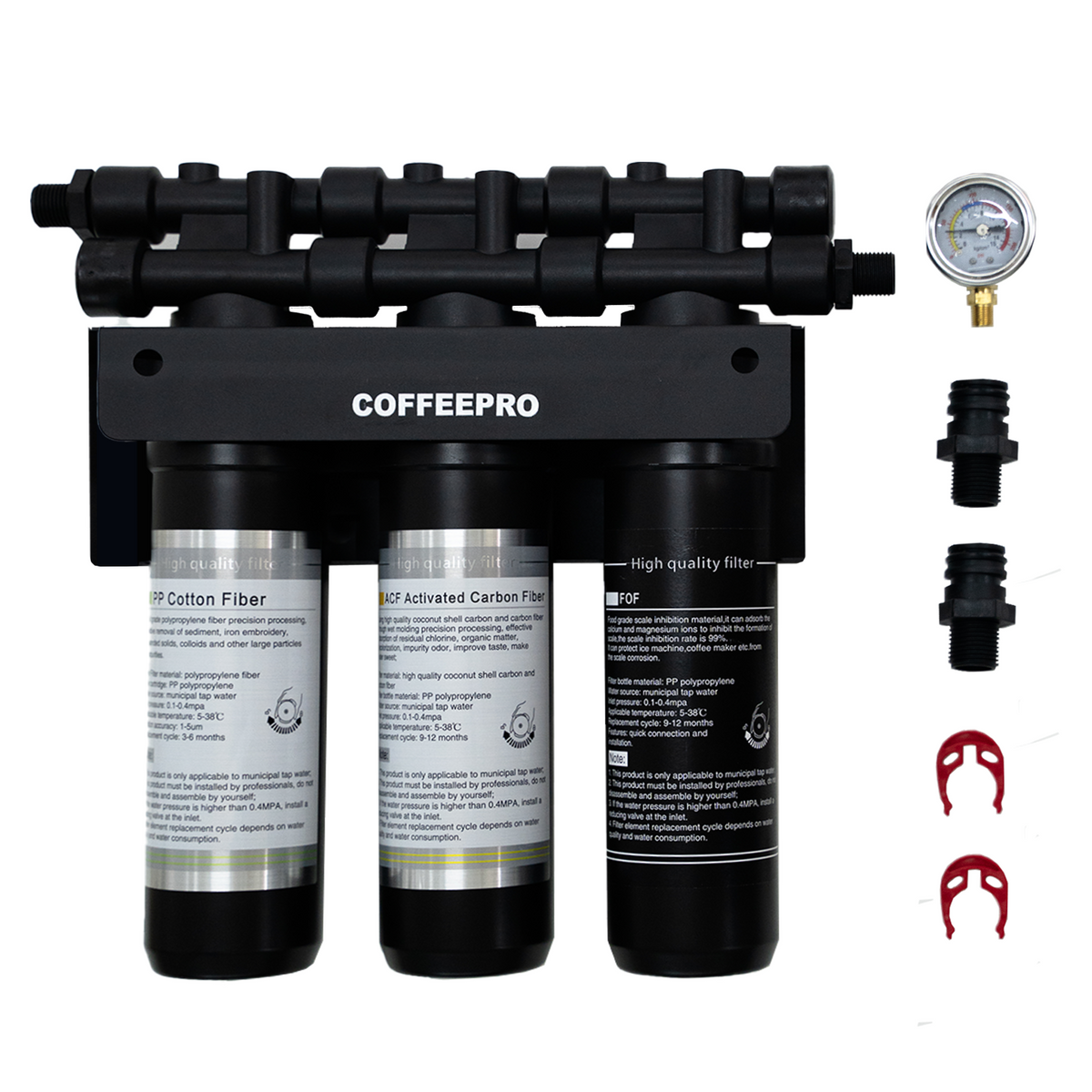 COFFEEPRO Water Filter Triple Stage (Cartridge/Full Set) | Cowpresso ...