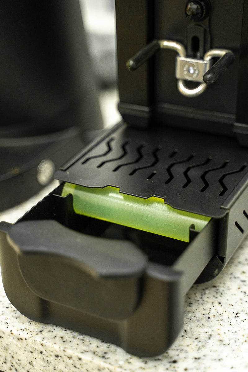 Classic Stainless Steel Knock Box with Pull Out Tray | Cowpresso Coffee ...