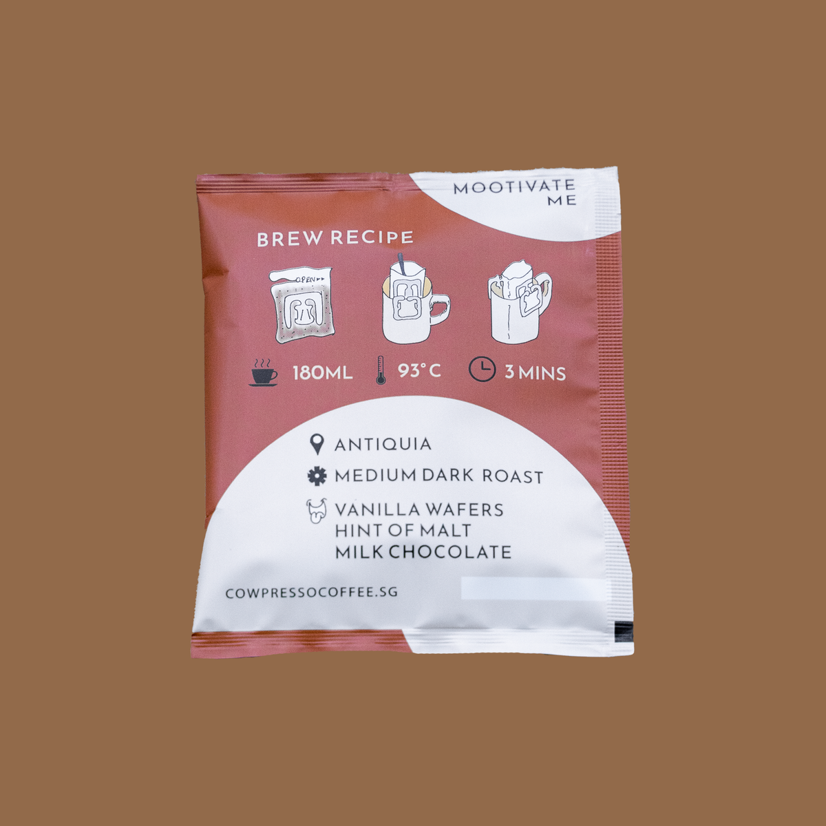 Decaf Nitrogen Flushed Drip Bag | Cowpresso Coffee Roasters Singapore