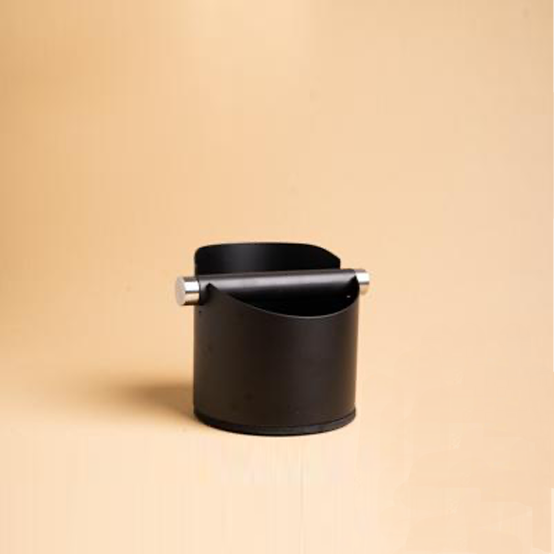 Round Stainless Steel Knock Box | Cowpresso Coffee Roasters Singapore